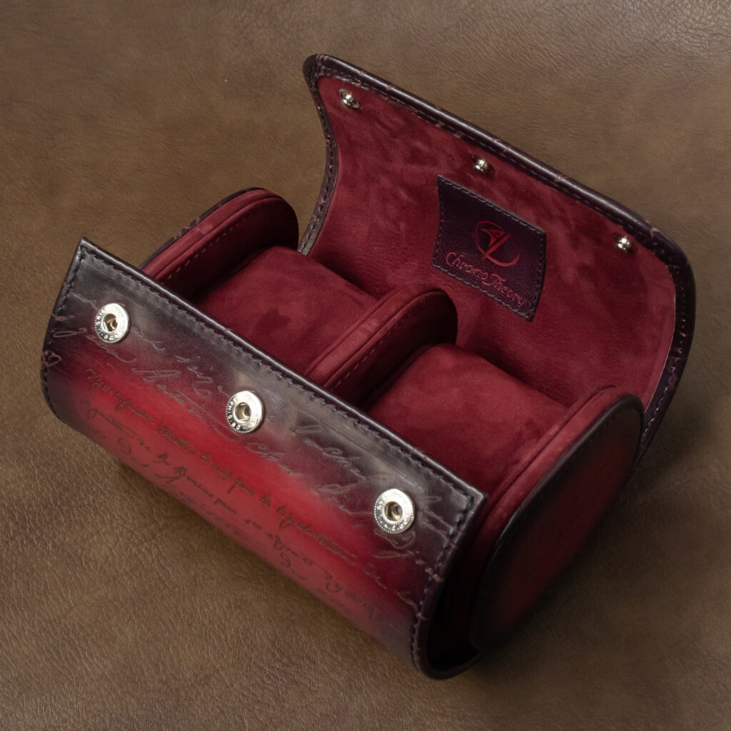 BOSPHORUS LEATHER WATCH ROLL 2 GALATA SCRIPTO PATINA – Chrono Theory – クロノセオリー