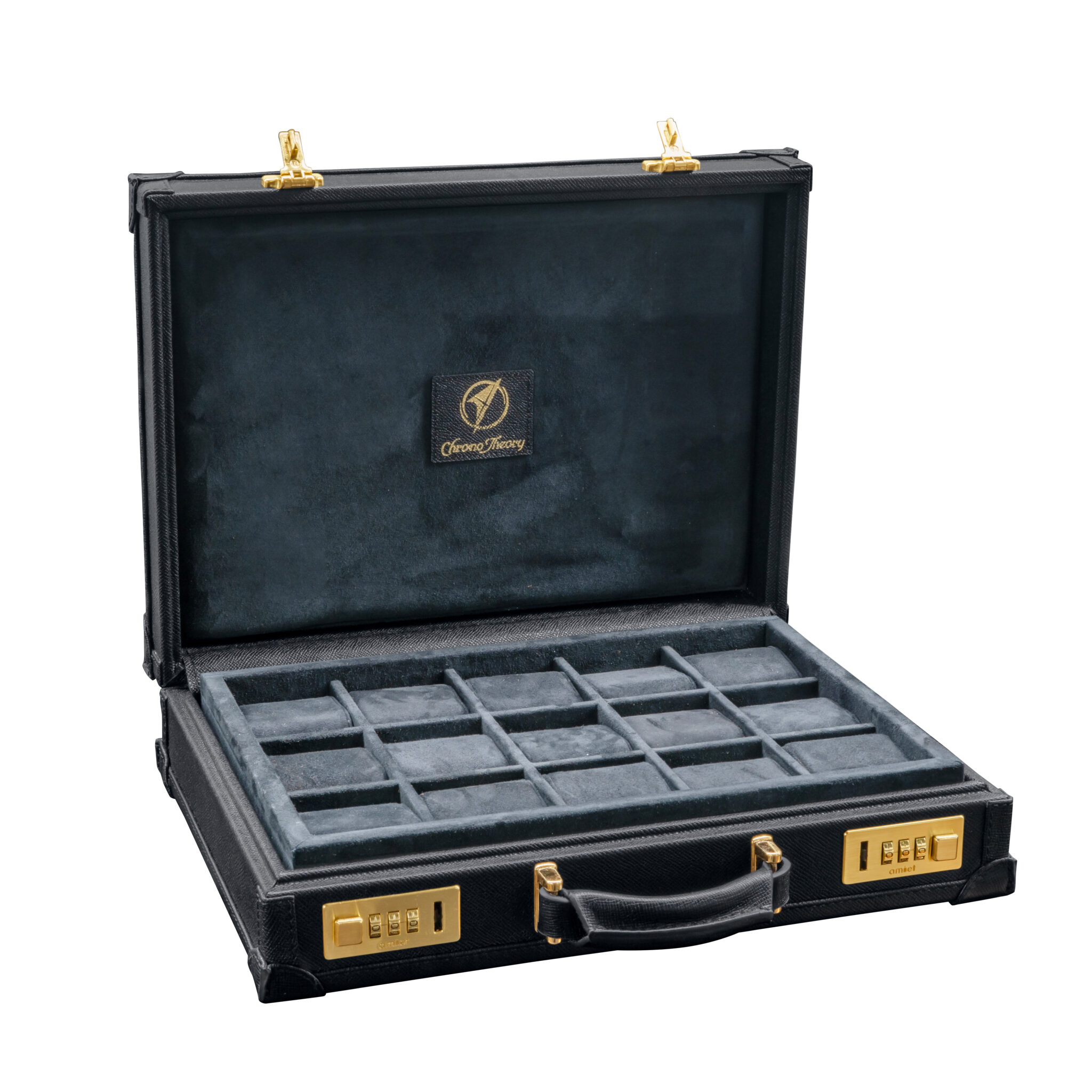 BOSPHORUS LEATHER WATCH CASE 15 SAFFIANO BLACK – Chrono Theory – クロノセオリー