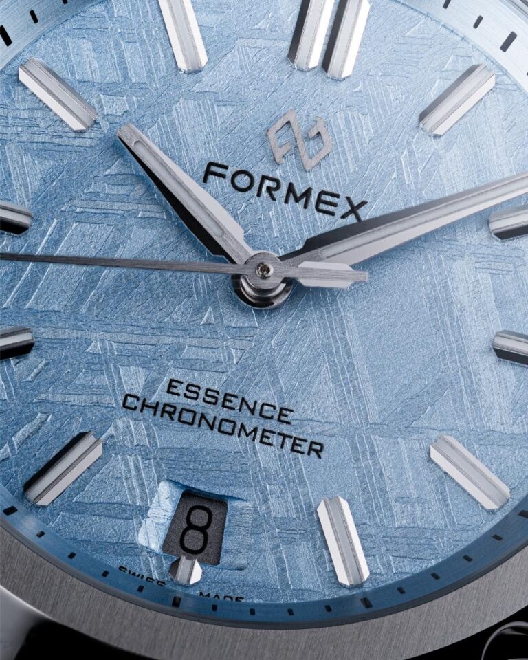 FORMEX ESSENCE 39mmにアイスブルーカラーのメテオライト文字盤を搭載した限定モデル「Space Glacier」が入荷 ...